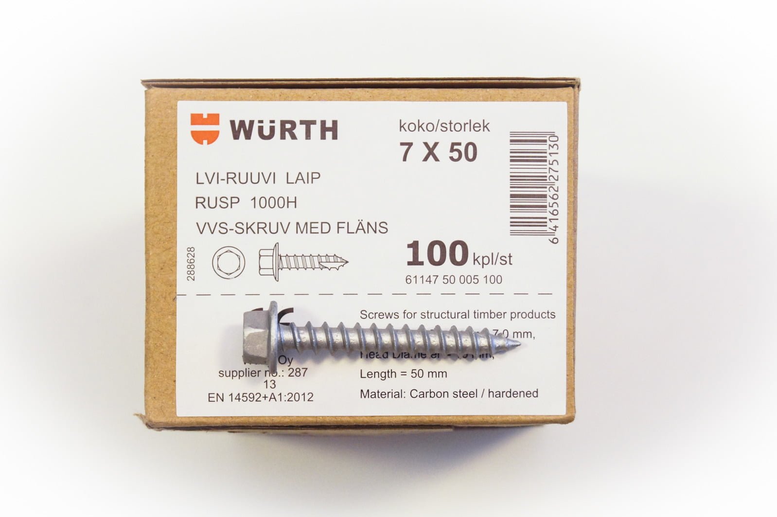 LVI-ruuvi 7X50 Ruspert - Kouruset